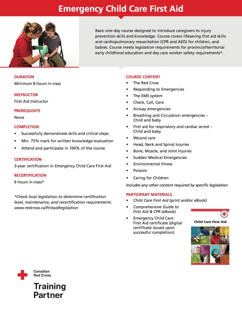 Emergency Child Care First Aid – Life Skills First Aid